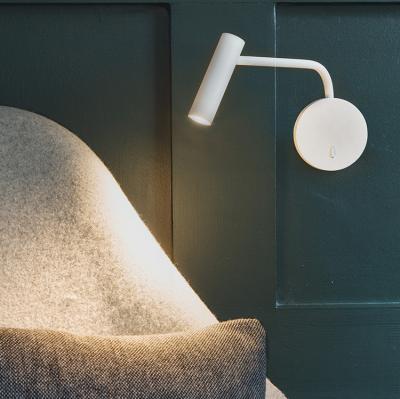China Surface mounted gold adjustable led reading light/led bed wall lamp/led bed reading wall light for sale