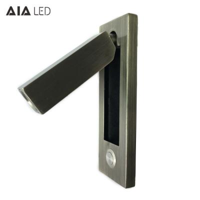 China Adjustable indoor with switch reading light hotel/led reading book light for bedroom for sale