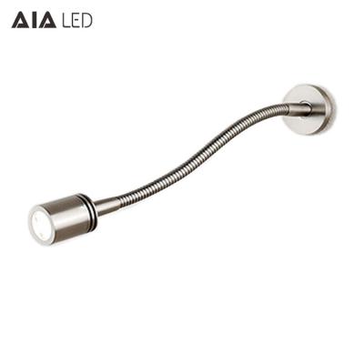 China IP40 bedside wall light led reading light 12V 3W Indoor headboard wall light for hotel decoration for sale