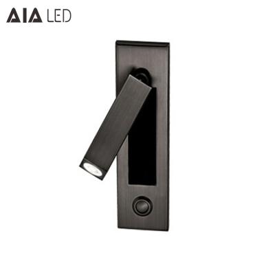 China Adjustable recessed  bedside wall light /led reading light headboard wall light for hotel for sale