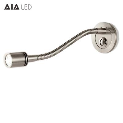 China IP40 recessed mounted wall reading wall lamp 3W Inside LED bed headboard wall light for villa decoration for sale