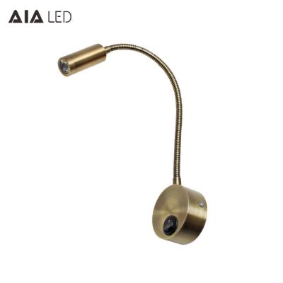 China Round white LED wall lamps for bedside reading light led headboard wall light for hotel for sale