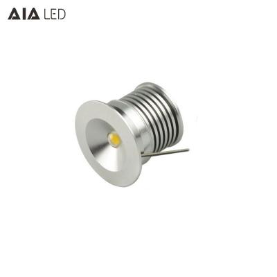 China CREE Chip round mini recessed 1W led spot light led cabinet light for supermarket use for sale