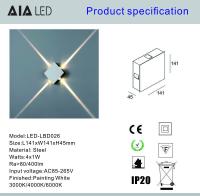China modern AC85-265V  nice design Interior IP20 LED wall light & led decorative wall light for sale