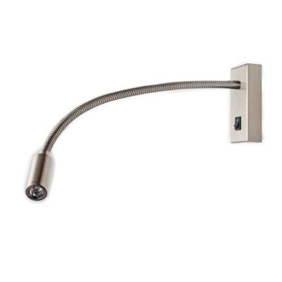 China IP40 flexible reading light 3W headboard wall light LED bedside wall light for hotel decoration for sale