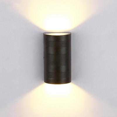 China Waterproof up down black led outdoor wall lights & exterior wall light outside wall lamp for sale