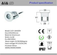 China Water proof LED underground light/LED inground light/LED stair light for hotel floor for sale