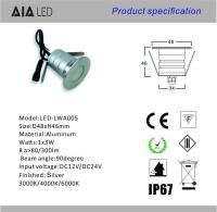 China Outside IP67 waterproof  LED underground lamp/LED inground light/Outdoor led Buried light for sale