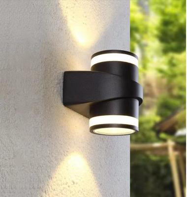 China Two - headed UP and down and wall lamp 6W led wall light fittings wall light for exterior light fixtures for sale