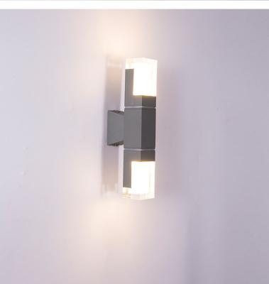 China Nordic waterproof surface wall lamp modern minimalist led building lamp outside garden wall light for sale