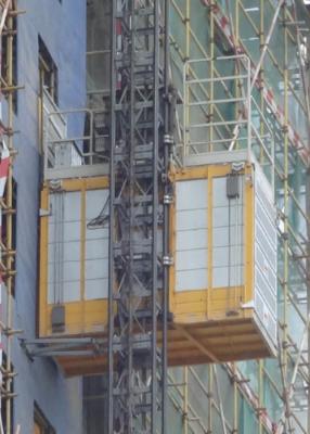 China Rack And Pinion Heavy Payload Construction Site Elevator SC250BG KP-B19 for sale