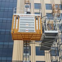China Rack And Pinion Mechanism Building Site Lift Utilizing 380V50Hz 3-phase Power Supply Designed for Safe and Site Elevation for sale