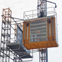 China SC320 3.2 Ton Single Cage Construction Site Lift | VFC Control Motor for sale