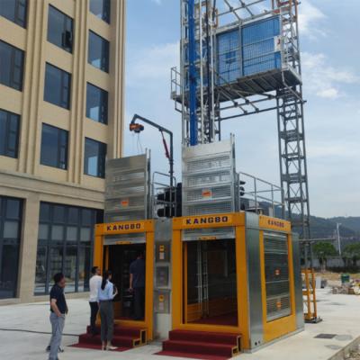 China Construction Hoist SC200/200 FIC-12 Fully Intelligent Control passenger and material  Rack and Pinion Lift for sale