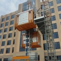 China 380V50Hz 3-phase Building Site Lift Offering Speed 06 to 15 M per Second Elevator System for Construction Material Handling for sale