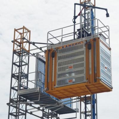 China Revolutionize Your Construction Site with the VFD Rack And Pinion Construction Hoist Lift SC300/300 for sale
