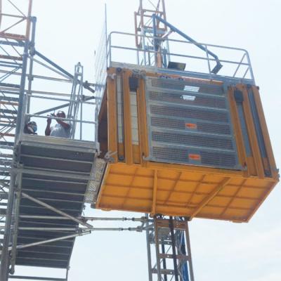 China Centrifugal Brake Safety Device Construction Site Elevator Featuring Speed Range 0.6 to 1.5 M per Second As Items Picture for sale