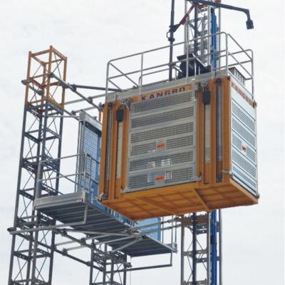 China Fully Intelligent Control Construction Hoist SC200 FIC-07 Rack And Pinion Lift With Automatic Floor Doors for sale