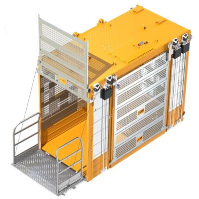 China Lifting Height 500m Construction Site Hoist Frequency Control Motor Powerful Vertical Lifting Equipment for Construction for sale