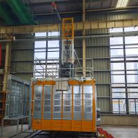 China CE Certified Construction Site Hoist Capacity 800kg 3200kg Single Mast Main Girder Form Ensuring Safe Material Lifting for sale
