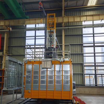 China CE Certified Construction Site Hoist Capacity 800kg 3200kg Single Mast Main Girder Form Ensuring Safe Material Lifting for sale