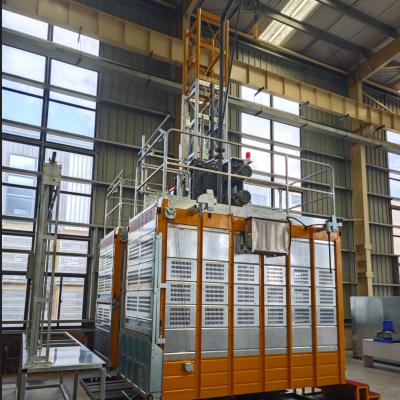 China Lifting Height 500m Passenger and Material Hoist Single Mast Main Girder Form Construction Elevator for Heavy Duty Vertical Transport for sale
