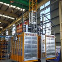 China TUV Certified Rack and Pinion Man Material Hoist | SC200/200 Construction Elevator for sale