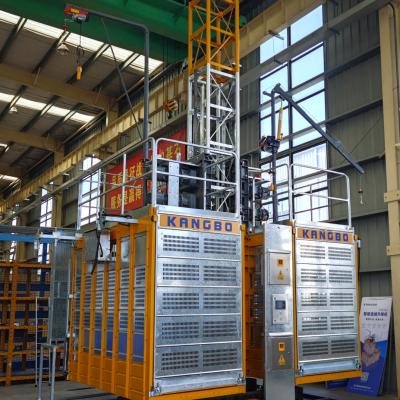 China TUV Certified Rack and Pinion Man Material Hoist | SC200/200 Construction Elevator for sale