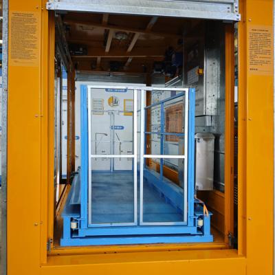 China Construction Hoist Material and Passenger Elevator Designed with Overload Protection to Provide Vertical Transport in Construction Sites for sale