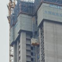 China Galvanised Mast Finish Construction Site Hoist Featuring Operating Temperature Range -20°C To 50°C Robust and Construction Elevator Solution for sale