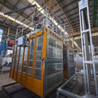 China Construction Hoist Material and Passenger Elevator Designed with Overload Protection to Provide Vertical Transport in Construction Sites for sale