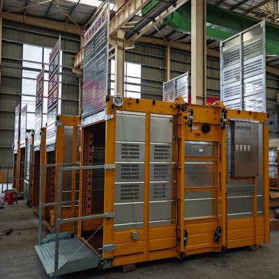 China Hot Dip Galvanized Construction Site Hoist Designed with Safety Measures and Material Hoisting Capabilities for sale