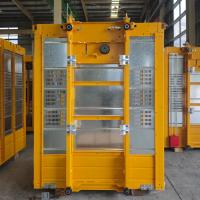 China Three-phase Asynchronous Motor Passenger And Material Hoist With Safety Interlock System Perfect Construction Site Machinery for sale
