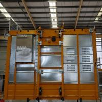China Operating temperature range minus 20 degrees Celsius to 50 degrees Celsius construction lift featuring sandblasting and paint finishing designed for site material handling for sale