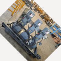 China Yellow Construction Site Hoist Cabin Size 3.2m X 1.5m X 2.5m Made By Robots And Tool Fixtures Ensuring Fine Process for sale