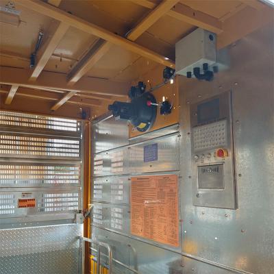 China Bridges rack and pinion hoist featuring safety lock optimized for lifting heavy materials in chimneys and high buildings for sale