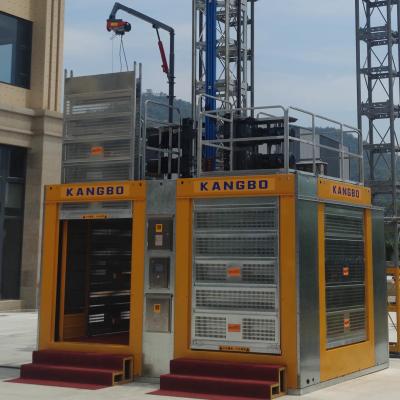 China Office Building Passenger and Material Lift Offering Speed 0.6 to 1.5 M per Second Suitable for Civil and Bridge Projects for sale