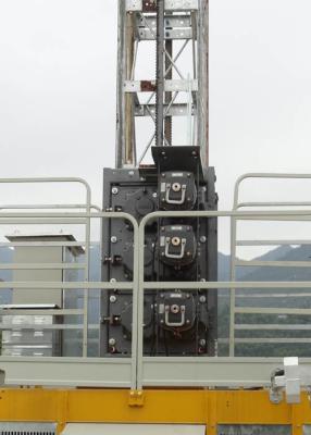 China Low Starting Current Buck Hoist Elevator , Rack & Pinion Elevator Cage Height Internal 2.35M for sale