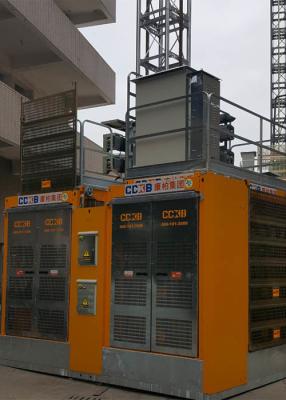 China SC200/200BD Building Material Hoist , Rack Pinion Elevator Lifting Speed 0–36 M/Min for sale