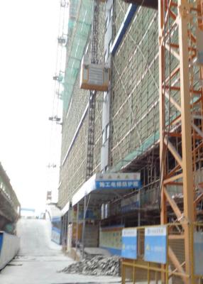 China 3 Doors SC200BZ Building Lifts Elevators , Rack Pinion Lift Max Lifting Height 450M for sale
