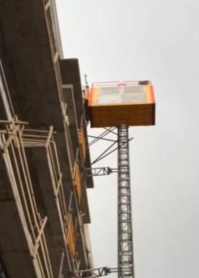 China High Strength Construction Site Hoist Installation Easy With Non Eccentric Rollers for sale