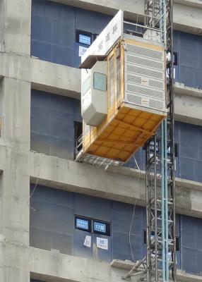 China Heavy Duty Rack Pinion Passenger And Material Hoist Highly Speed SC250(BG) KP-B19 for sale