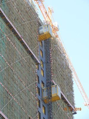 China 2000kg Q345 Steel SC200/200 Passenger And Material Hoist for sale