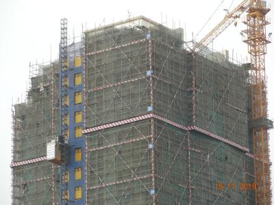 China Construction Rack And Pinion 46M / Min Passenger And Material Hoist for sale