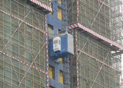 China Frequency Conversion Rack And Pinion Material Lift For Construction for sale