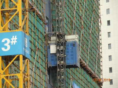 China Fully Safety Device VFD 400M Rack And Pinion Elevator for sale