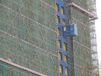 China Frequency Conversion 3 Doors Rack Pinion Building Site Hoist for sale