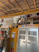 China Passenger and Material Hoist Equipped Deceleration Device made by Robots and Tool Fixtures Ensuring and Safe Material Handling for sale