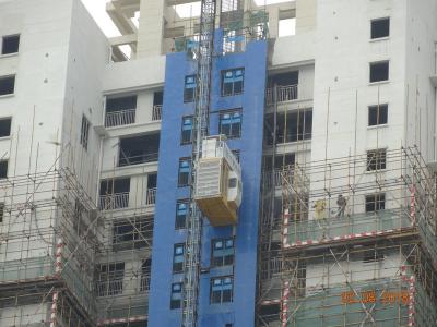 China Doube Cabin VFC Rack Pinion Lift Construction Material Hoist for sale