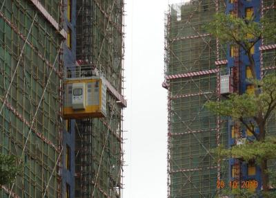 China Rack And Pinion Lifting 36M / Min Building Site Hoist for sale
